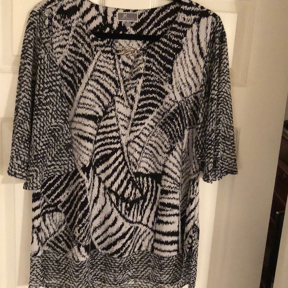 JM Collection | Tops | Jm Collection Black And White | Poshmark